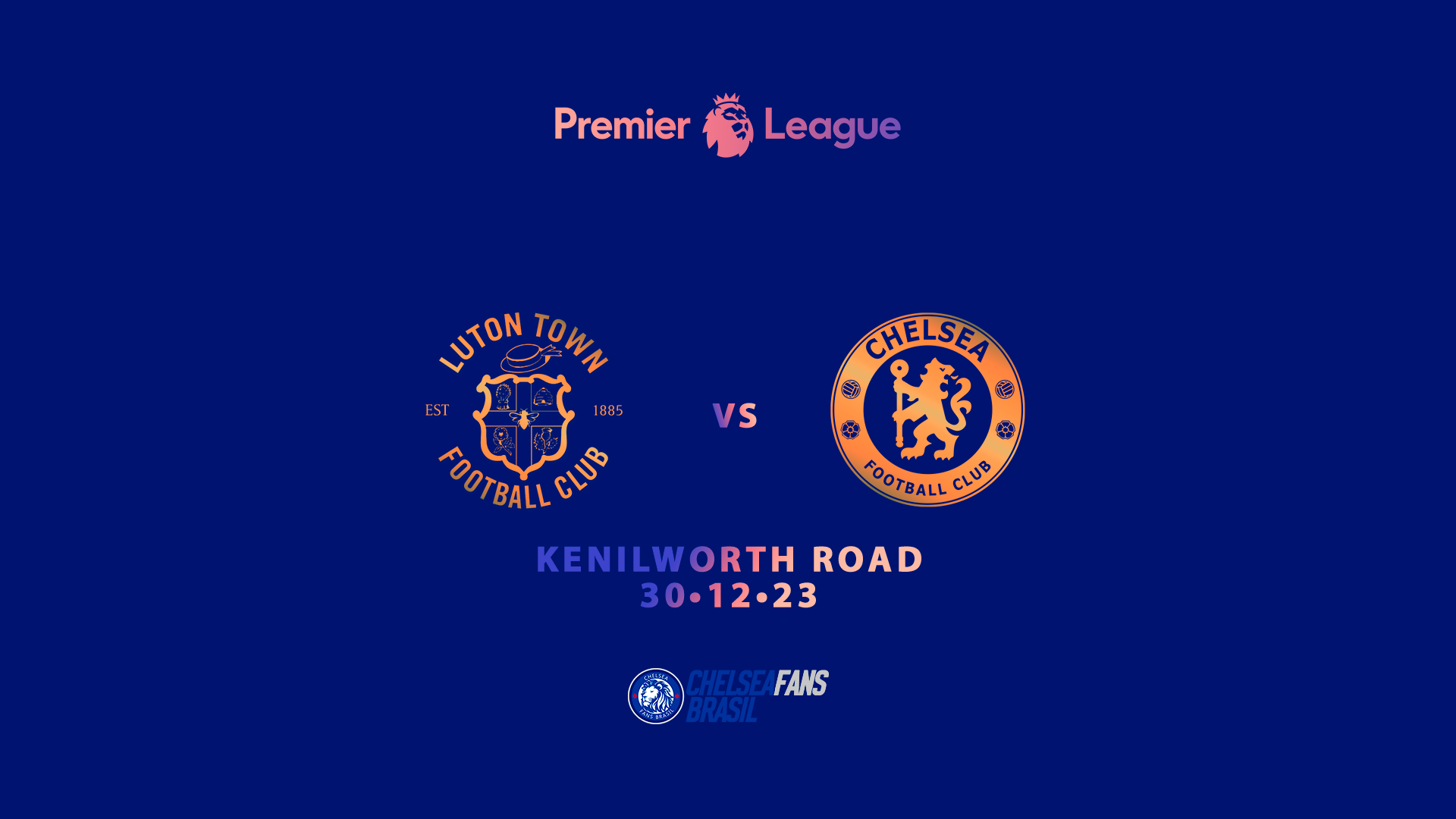 Luton Town vs Chelsea – PL 23/24 - 20ª Rodada: Onde assistir ...