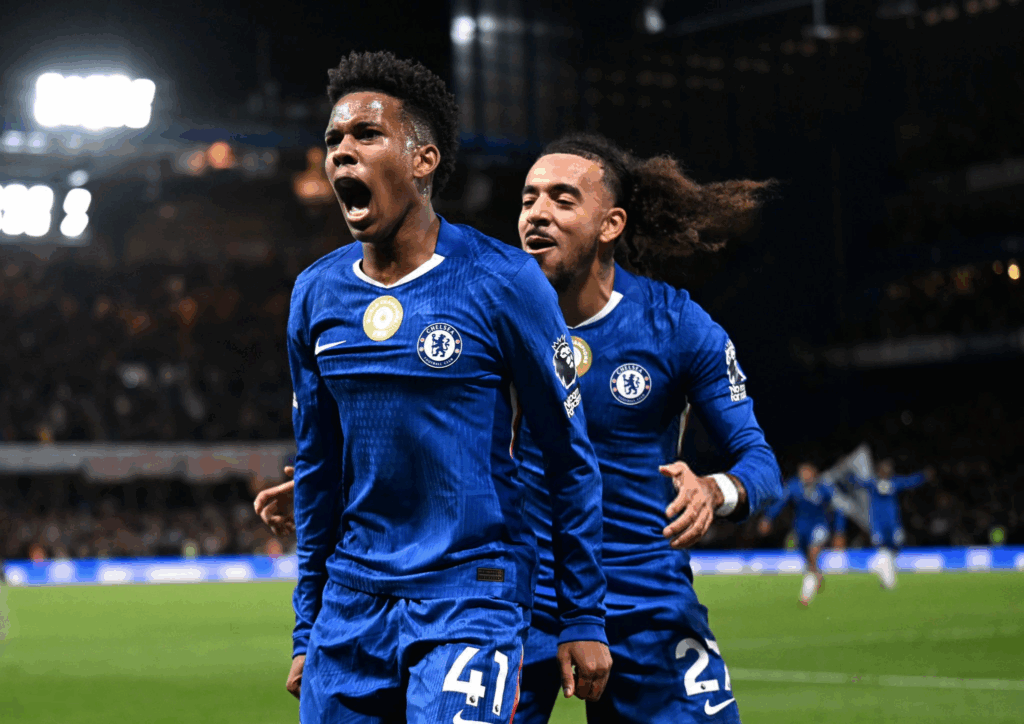 Estêvão Willian marca seu primeiro gol pelo Chelsea e decide clássico ...